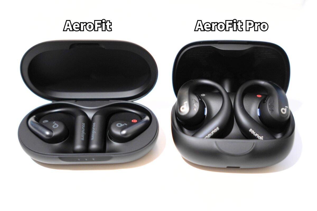 【比較レビュー】Anker Soundcore AeroFitとAeroFit Proの違い | ガジェラッシュ